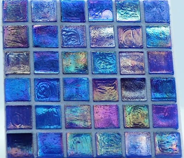 Sicis Iridium Iris 4 Glass Tile | Glass Mosaic Tiles for Pools & Interiors